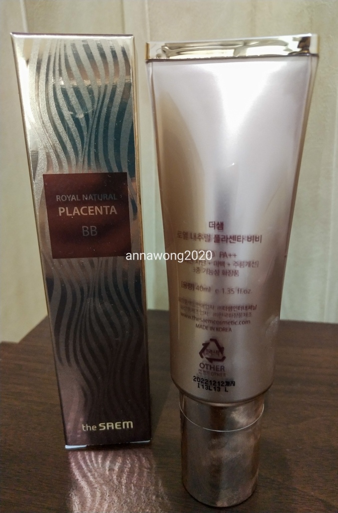 Royal Natural Placenta BB by The Saem – Cheerful Traveller's Diary
